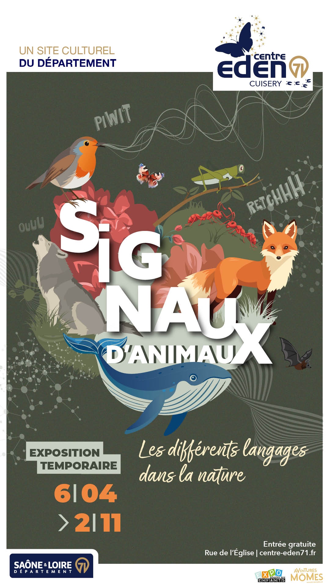 Exposition « « Signaux d’animaux : les différents langages dans la nature